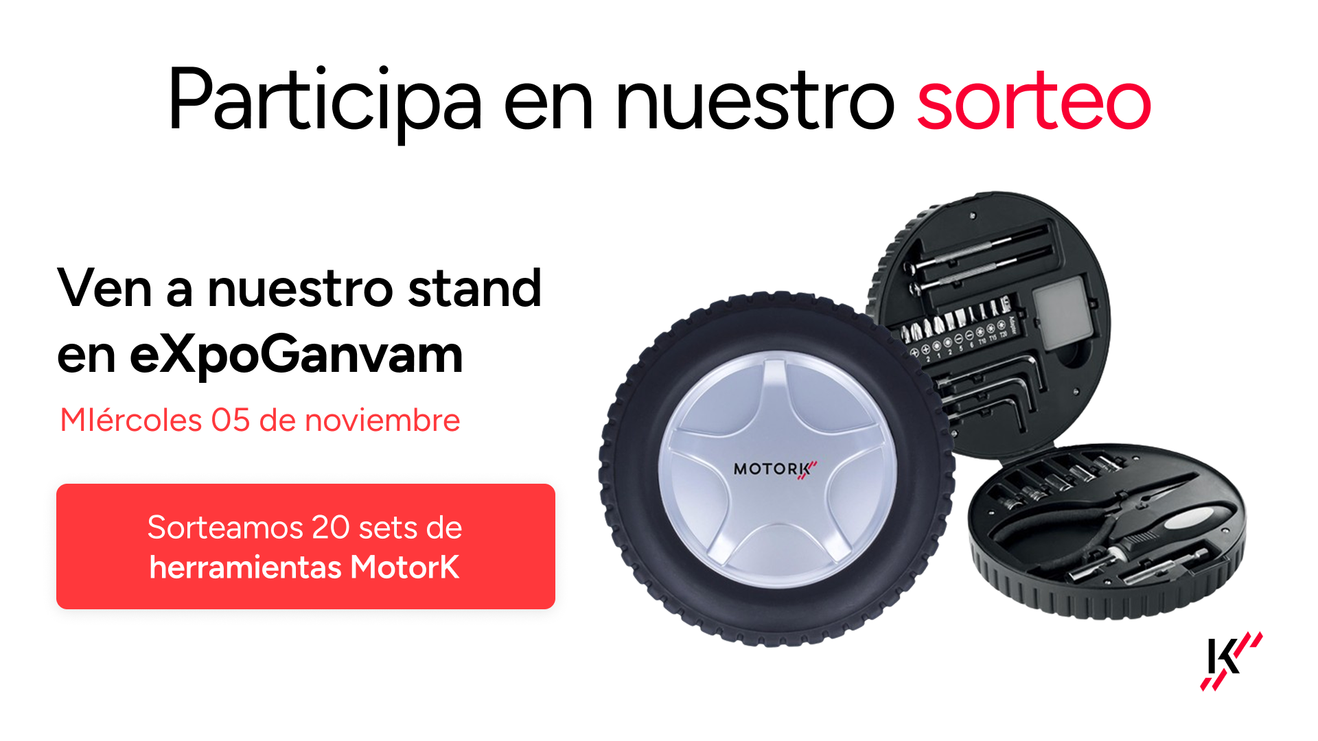 Ganvam 2025 - ¡Participa en nuestro sorteo! - MotorK España